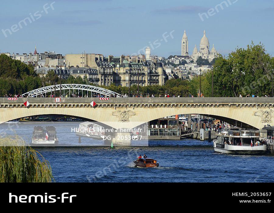 Hemis : France paris unesco pont iena seine sacre coeur