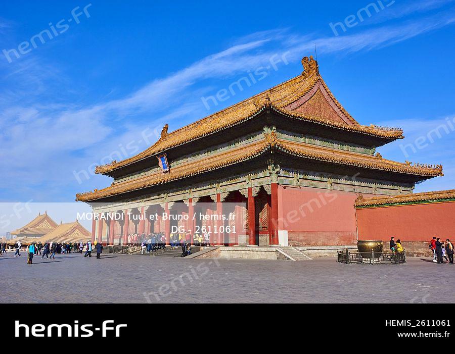 Hemis : Chine pekin beijing cite interdite unesco pavillon purete celeste