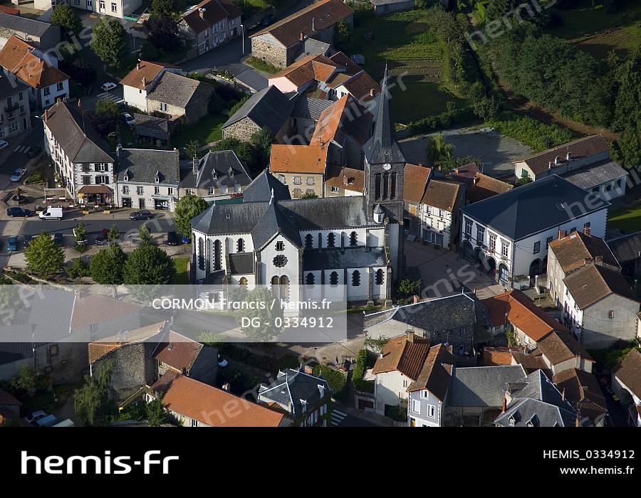 Hemis : France puy de dome manzat vue aerienne