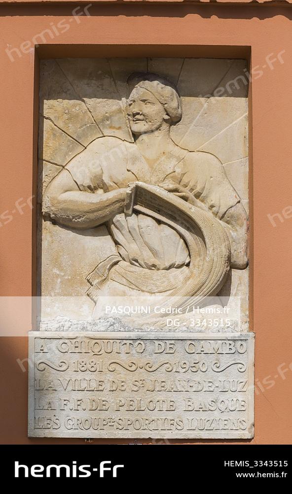 Hemis : France pyrenees atlantiques pays basque stele honneur chiquito ...