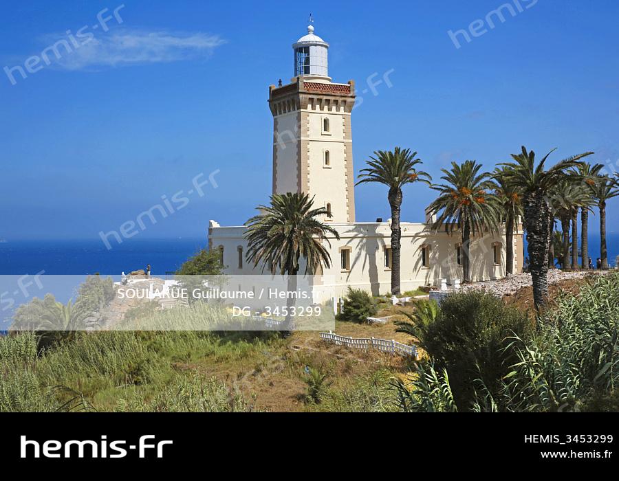 Hemis : Maroc region tanger tetouan tanger phare cap spartelpose face ...