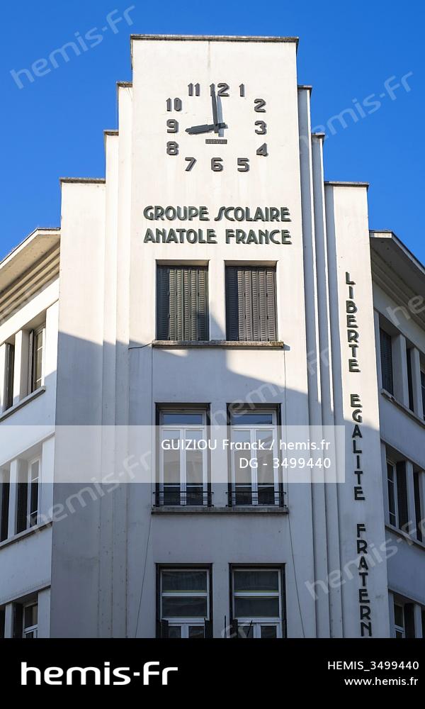 Hemis : France rhone villeurbanne quartier gratte ciel rue anatole ...