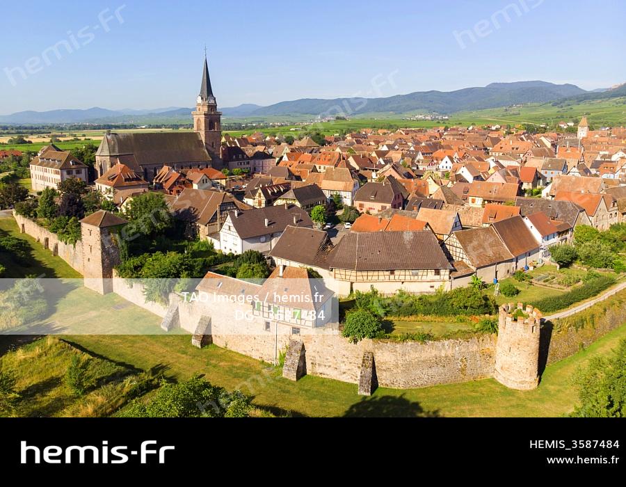 Hemis : France haut rhin route vins alsace bergheim ancienne cite m di ...