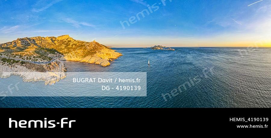 Hemis : France bouches du rhone parc national calanques marseille cap ...