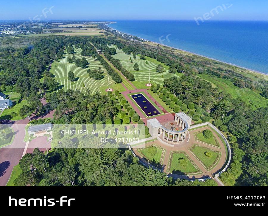 Hemis : France calvados colleville sur mer cimetiere americain plage ...