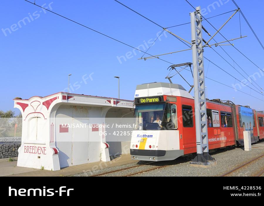 Hemis : Belgique flandre occidentale bredene station tram littoral ...