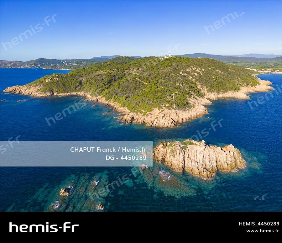 Hemis : France var presqu ile saint tropez croix valmer cap lardier vue ...