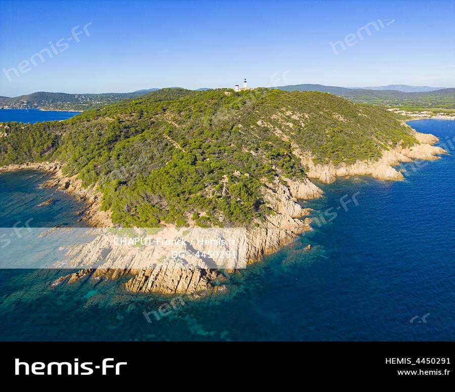 Hemis : France var presqu ile saint tropez croix valmer cap lardier vue ...